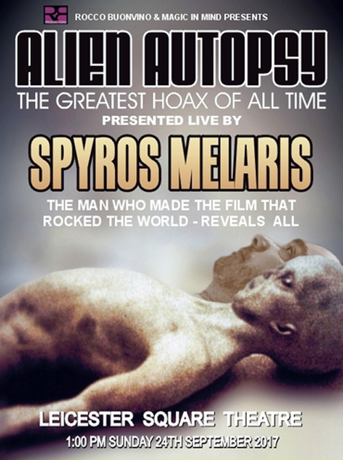 London One-Man Show Reveals Details About Alien Autopsy Film