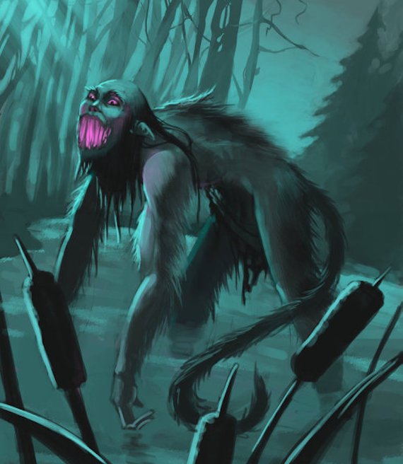 Evil Swamp Demons of Slavic Lore