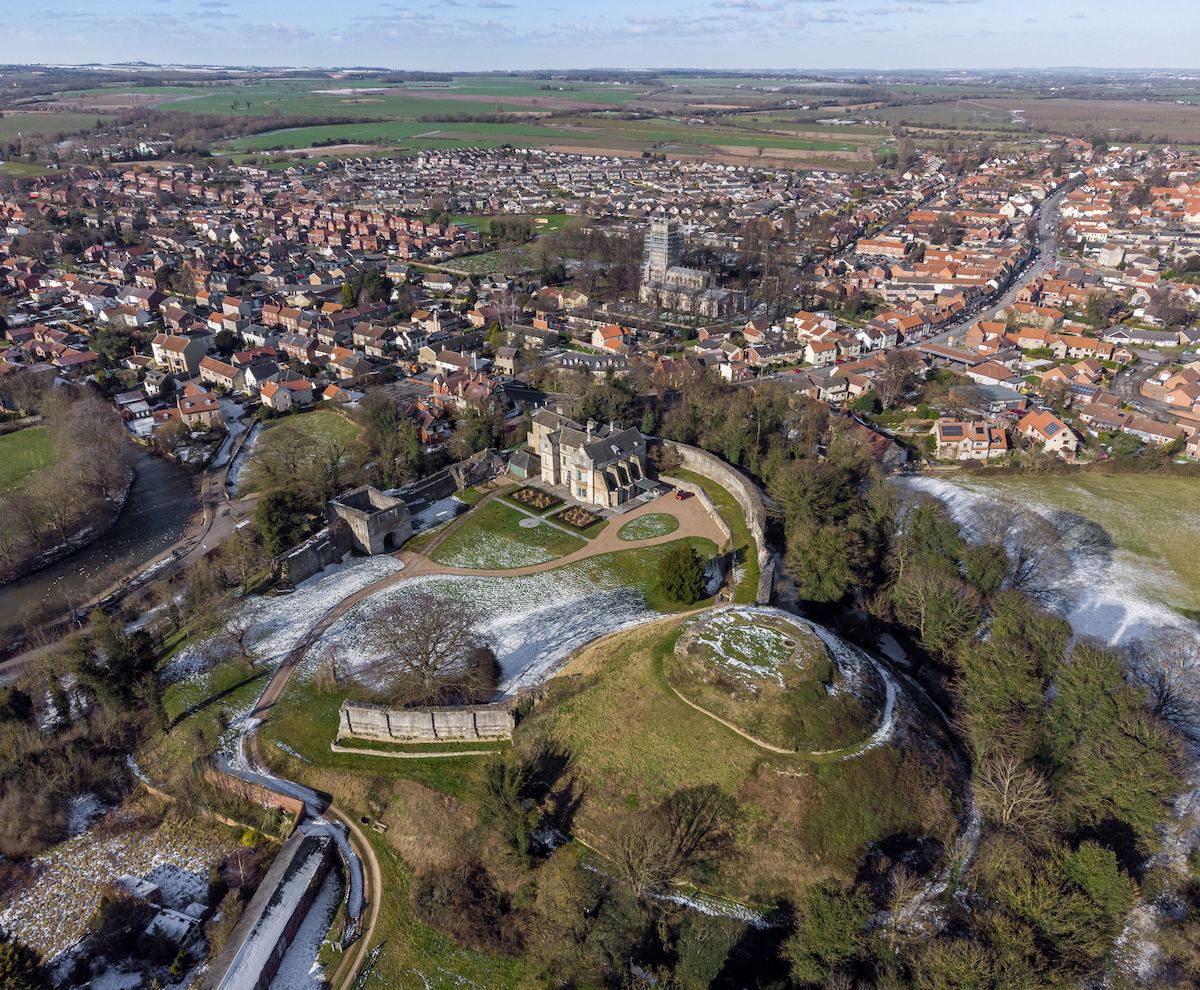 A Possible Photo of a Ghost Bowman at Haunted Tickhill Castle