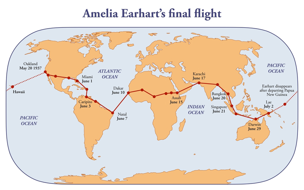 Hidden Text May Finally Solve the Mystery of Amelia Earhart's Disappearance